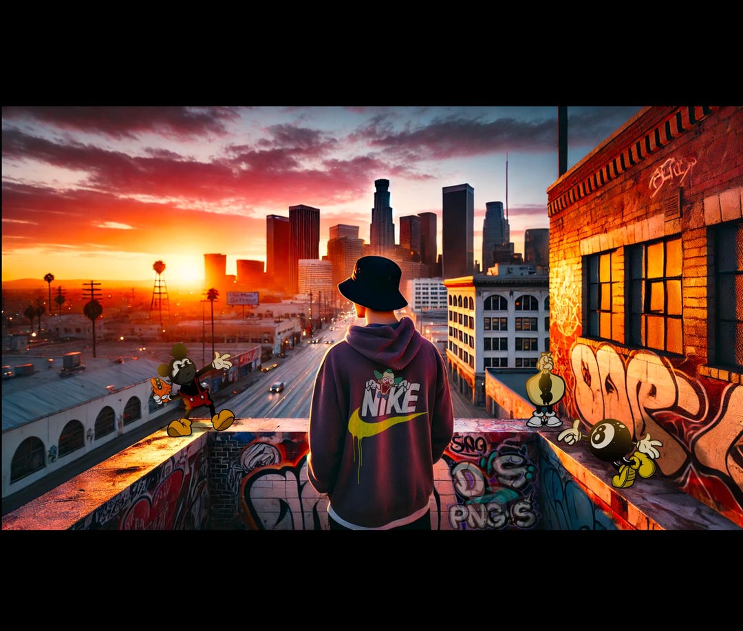 Krusty the Clown, Nike Drip PNG File - Etsy