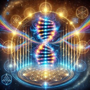 DNA Activation Session Charged Digital Artwork. Awaken Your Divine ...