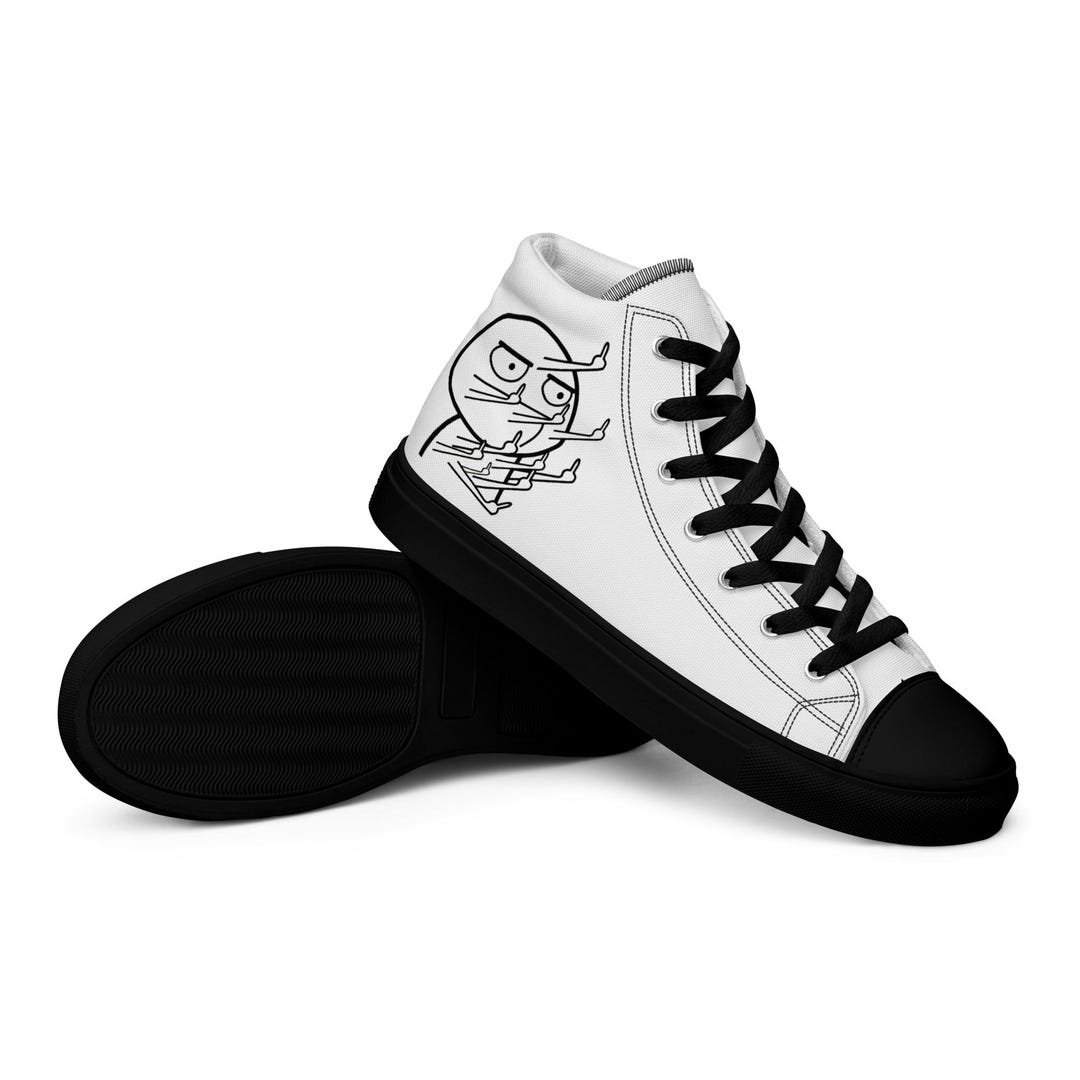 White Makes Memes Shoes Painted Converse, Funny Memes, Personalized ...