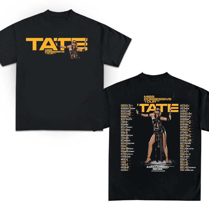 Tate Mcrae Miss Possessive Tour Merch - Etsy