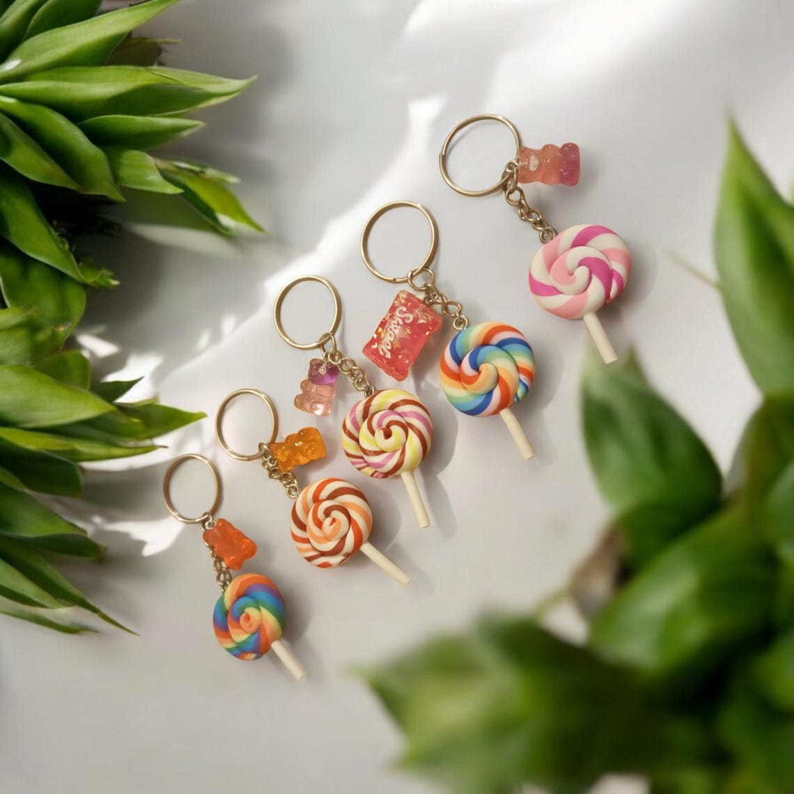 Candy and Lollipop Themed Keychains | Nostalgic Colourful Keychains - Etsy