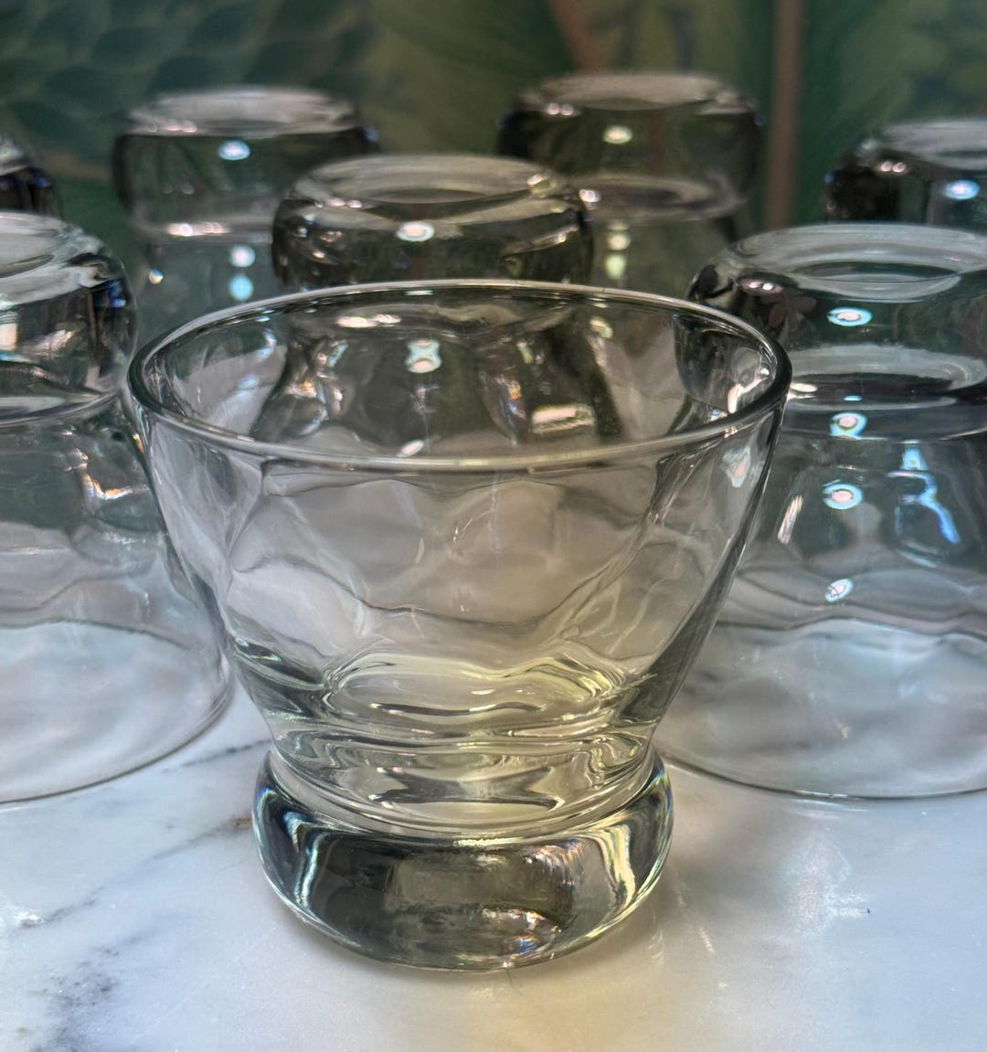 Set of 8 Eva Zeisel Prestige Optic Federal Modernist Small Cocktail ...