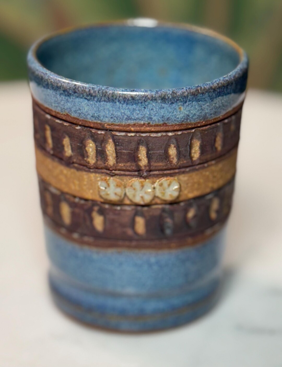 Cup, Ed Schrock Signed ( Down to Earth) Ceramic Cup, Handcrafted ...