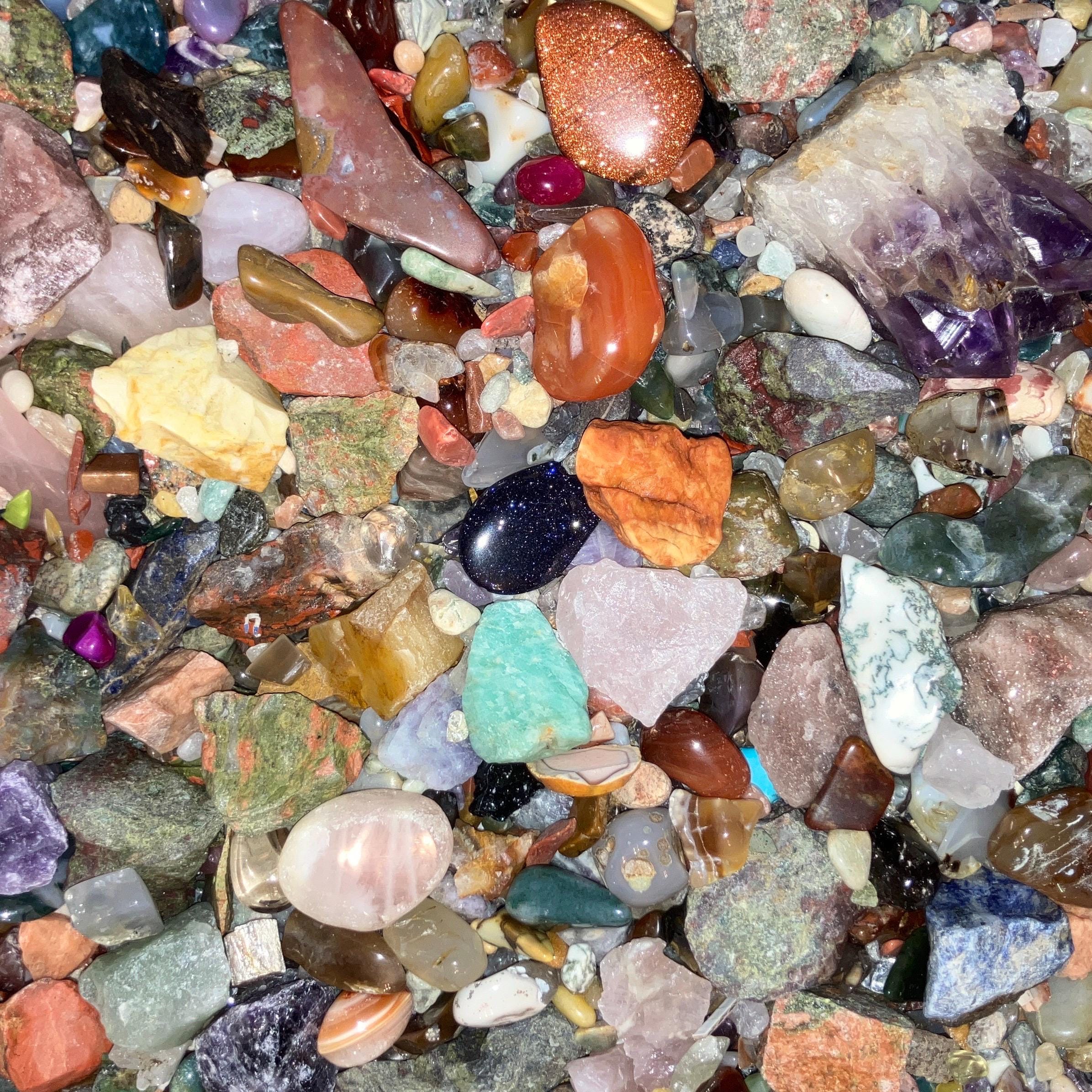 1 Pound Crystal Lucky Dip - Lucky Dip Bag - A Mystery Polished or ...