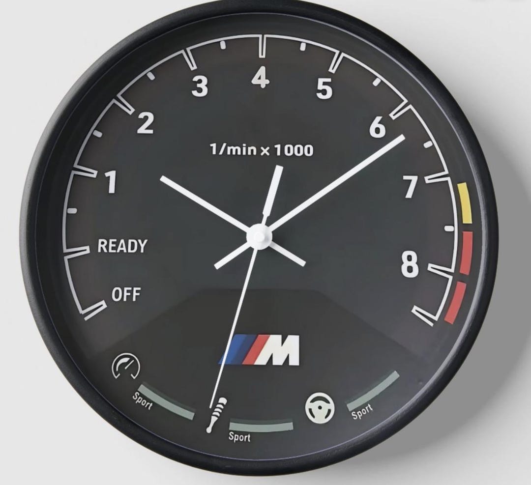 GT3 Tachometer Wall Clock Unique Office Clock Porsche GT3RS GT3 Wall ...