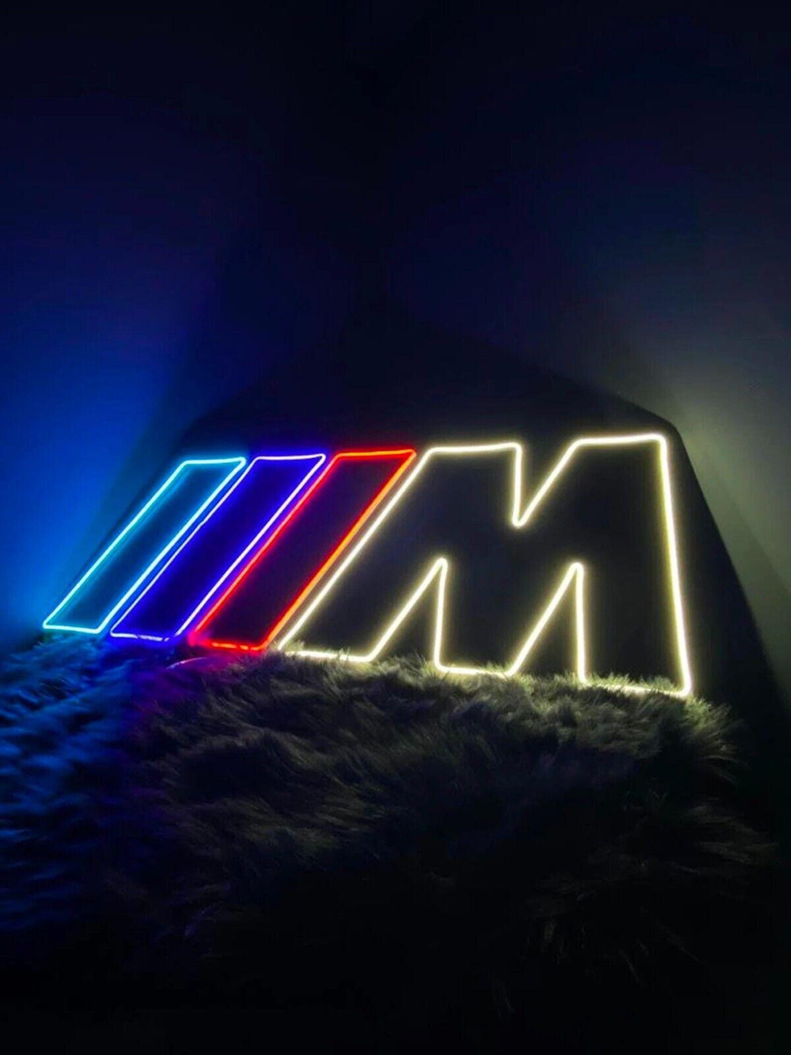 BMW M Logo Neon Sign Custom Neon Garage Sign Unique Office Wall Decor ...