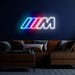 BMW M Logo Neon Sign Custom Neon Garage Sign Unique Office Wall Decor ...