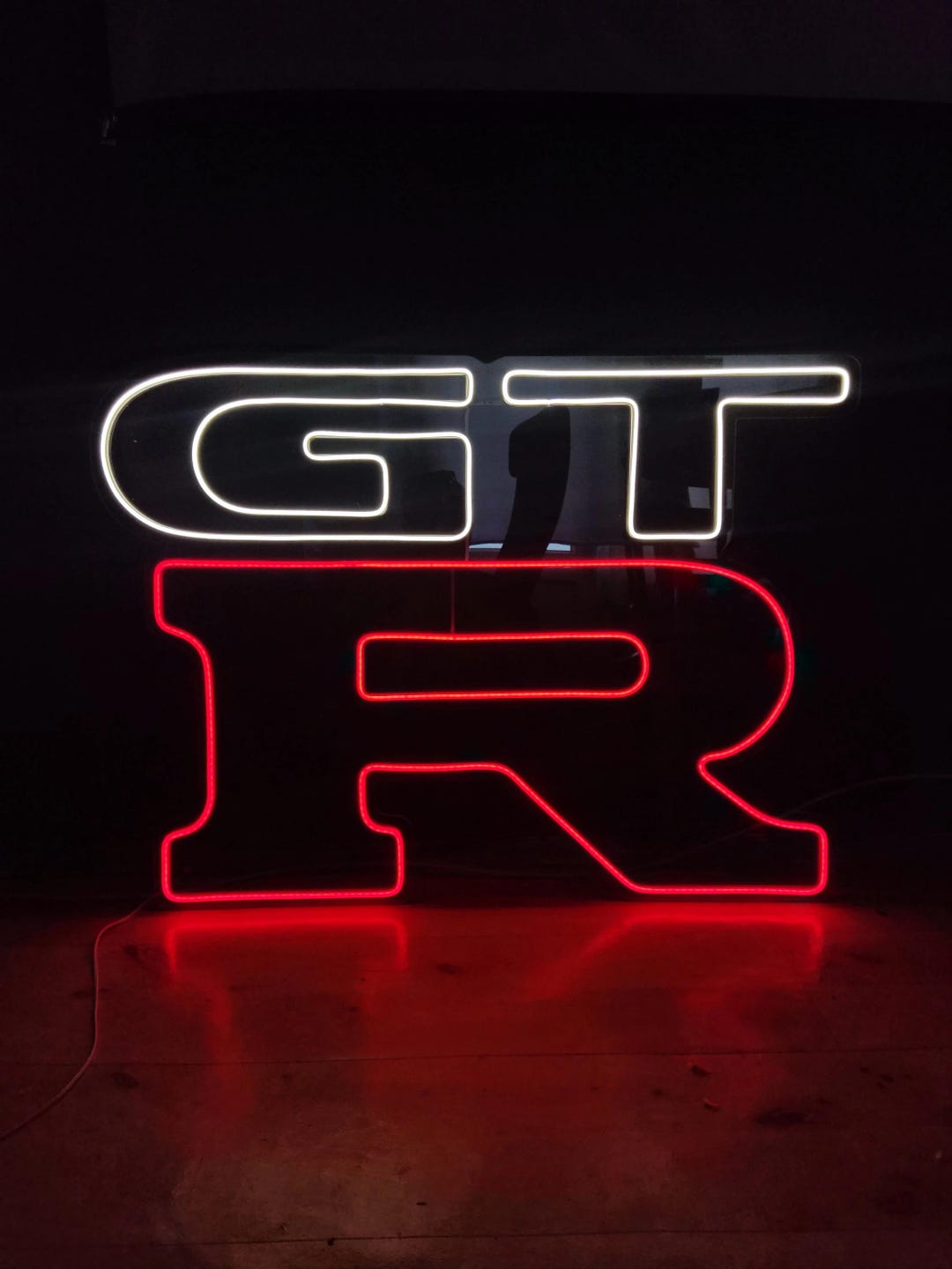 GTR Logo Neon Sign Custom Neon Garage Sign Unique Office Wall Decor ...
