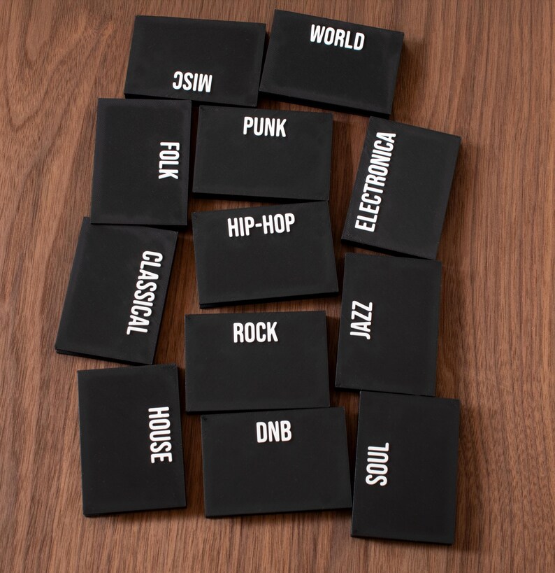 Custom Text Vinyl Record Collection Organsing Dividers: Organizers for ...