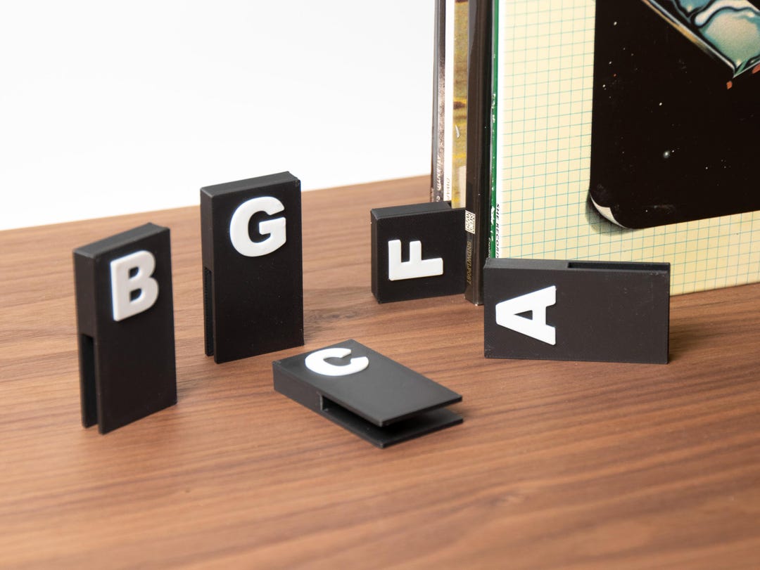Vinyl Record Alphabet Dividers: 3D Printed LP Storage - Etsy