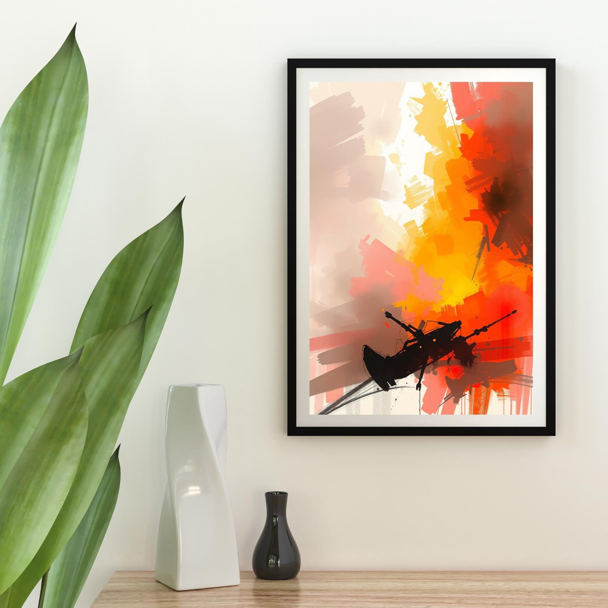 Abstract Wall Art Bold Color Palette & Textured Gradients in Teal Blue ...