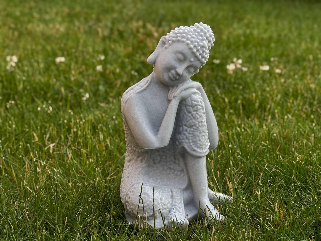 Buddha Figure Outdoor Asian Decoration Sitting Buddha Statue Zen Garden ...