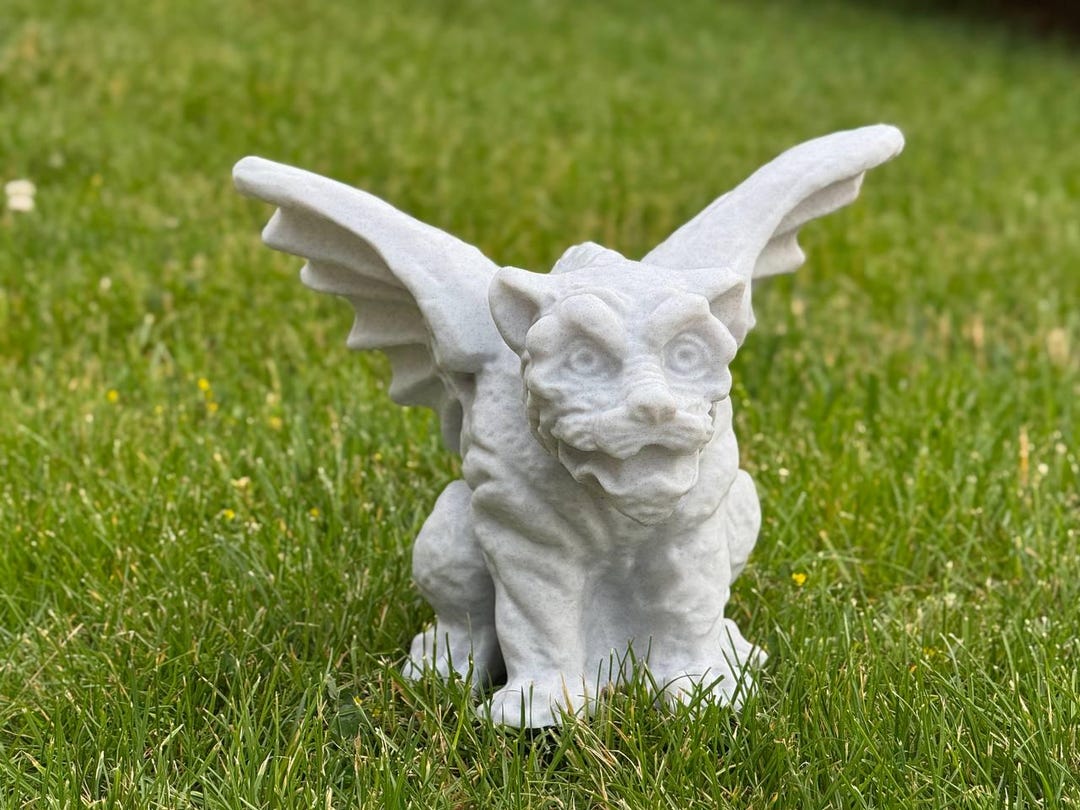 Gargoyle Statue Outdoor Gothic Decoration Garden Monster Figure Lawn ...