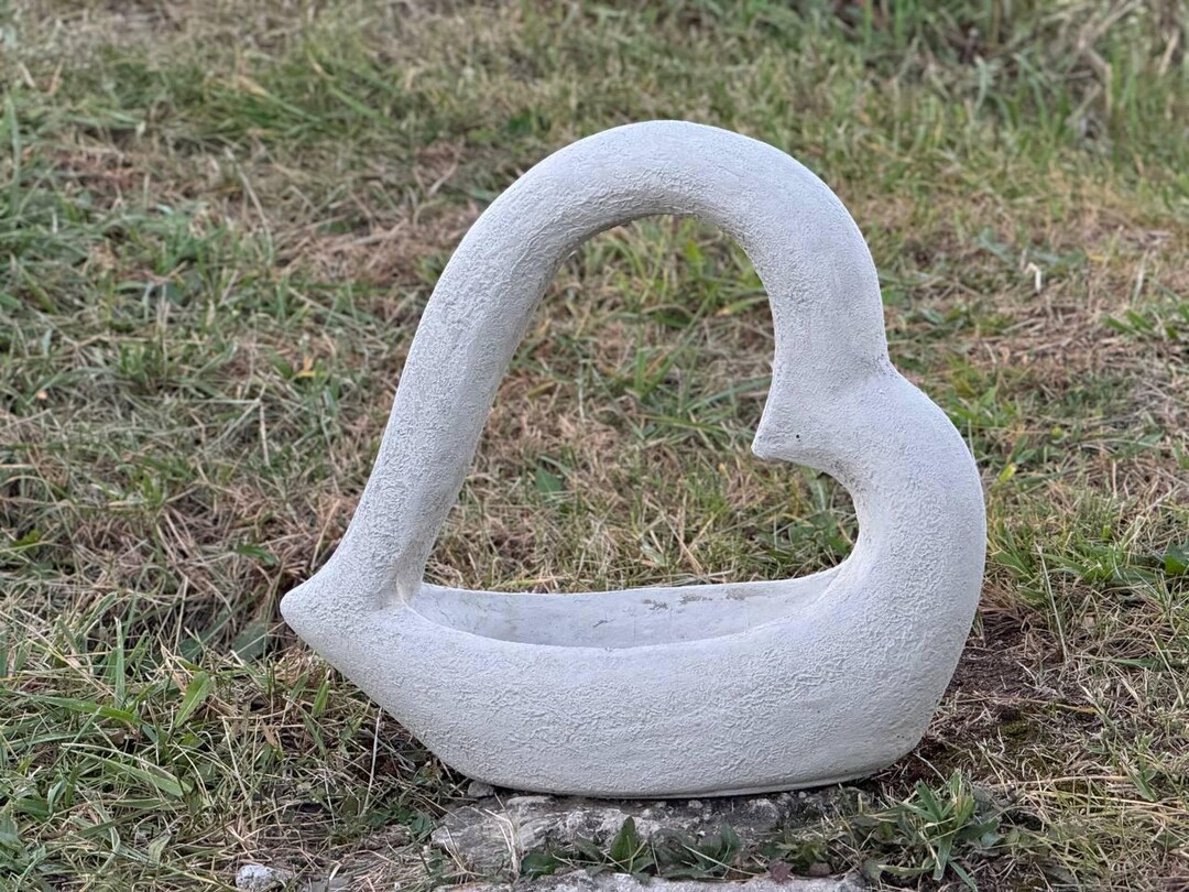 Planter Sculpture 16 In, Garden Flowers Pot Statue, Outdoor Planter ...