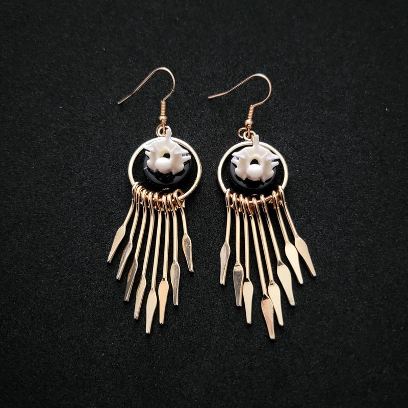 Bone Earrings - Etsy