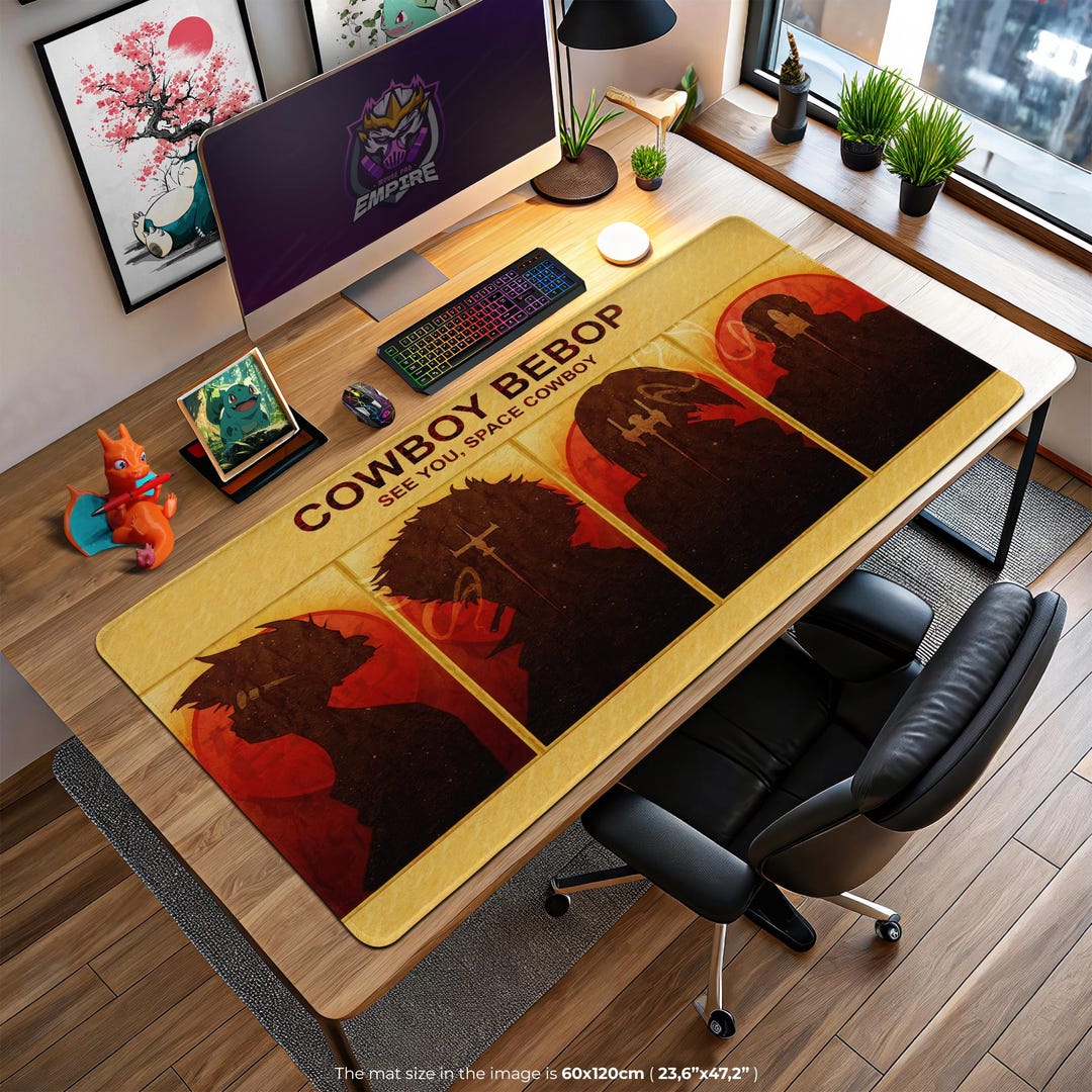 Cowboy Bebop Mouse Pad, Space Cowboy Desk Mat, Anime Gaming Mat, Bebop ...
