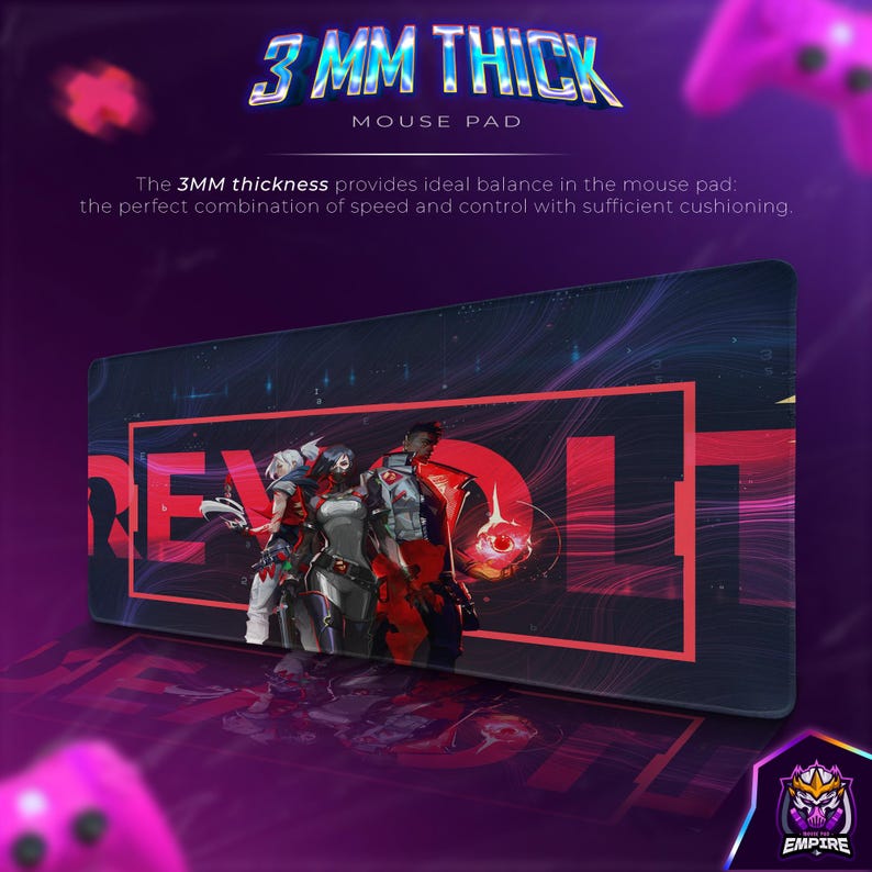 Valorant Agents Desk Mat, Gaming Mouse Pad, Tactical Shooter Fan Gift ...