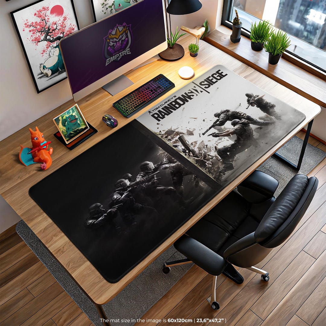 Rainbow Six Siege Mouse Pad, Tactical FPS Gaming Desk Mat, Operators ...