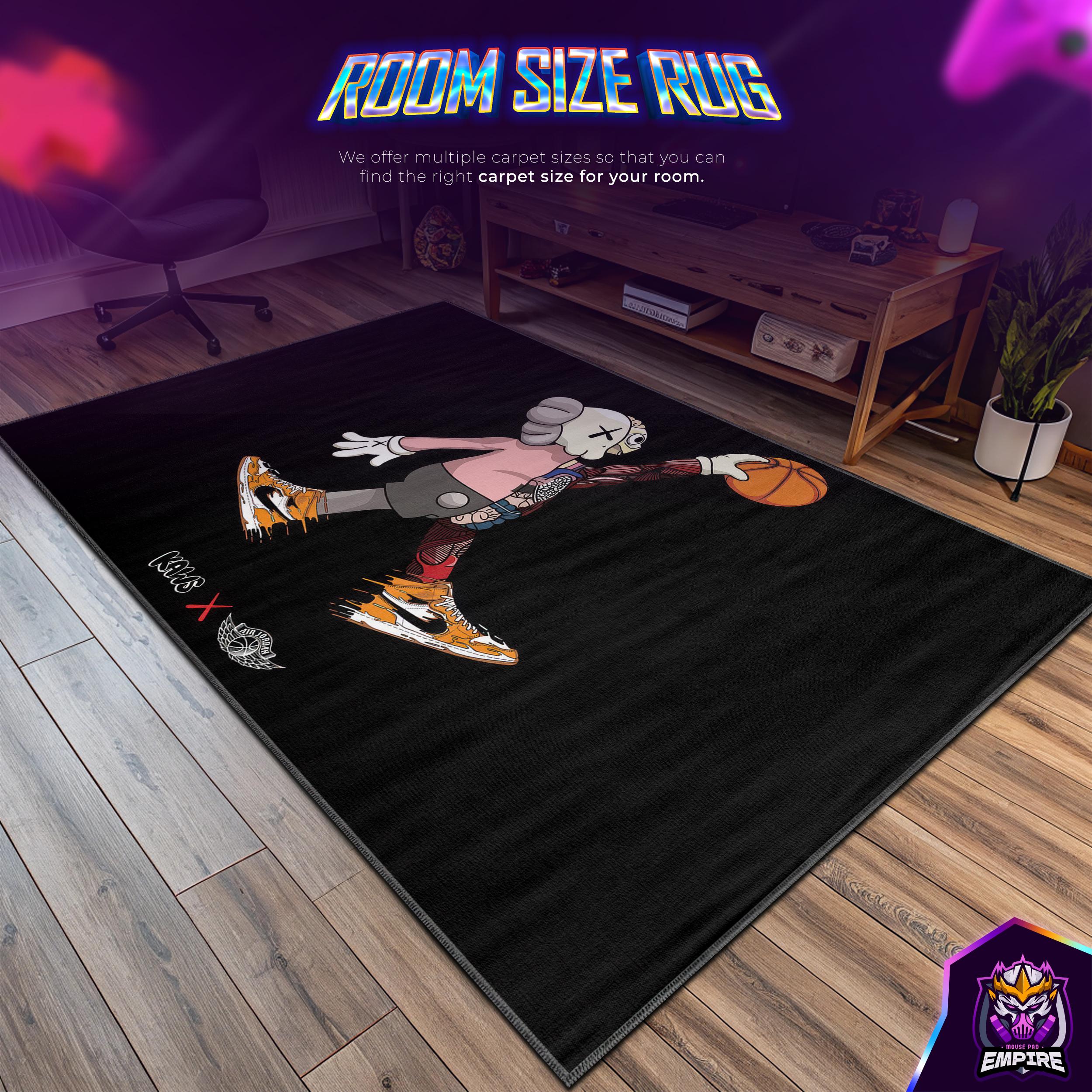 Kaws Basketball Desk Mat Street Art Inspired Mouse Pad, Large Modern ...