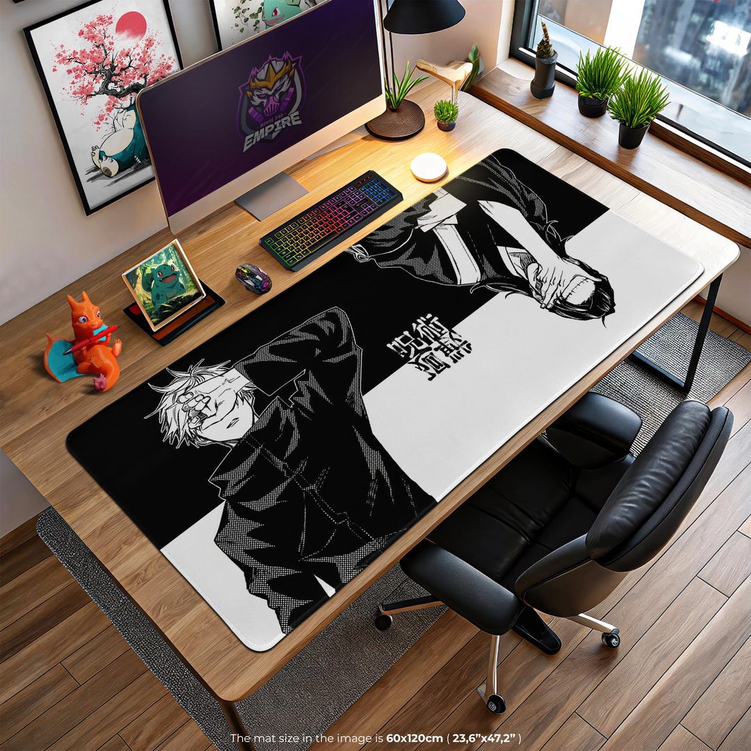 Jujutsu Kaisen Mouse Pad, Gojo and Geto Desk Mat, Anime Gaming Pad, JJK ...
