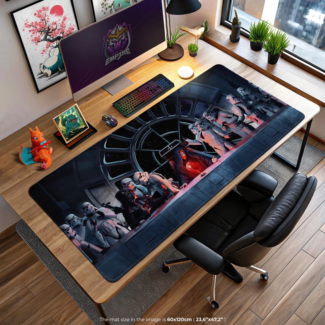 Star Wars Mouse Pad, Darth Vader Desk Mat, Galactic Empire Gaming Mat ...
