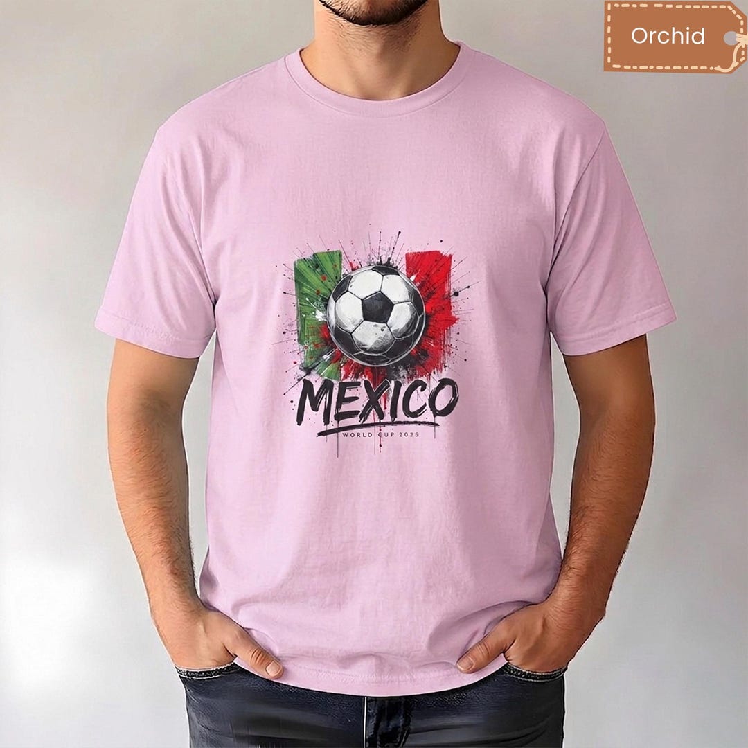Comfort Colors Mexico World Cup 2026 Soccer Ball T-shirt | Mexican Flag ...