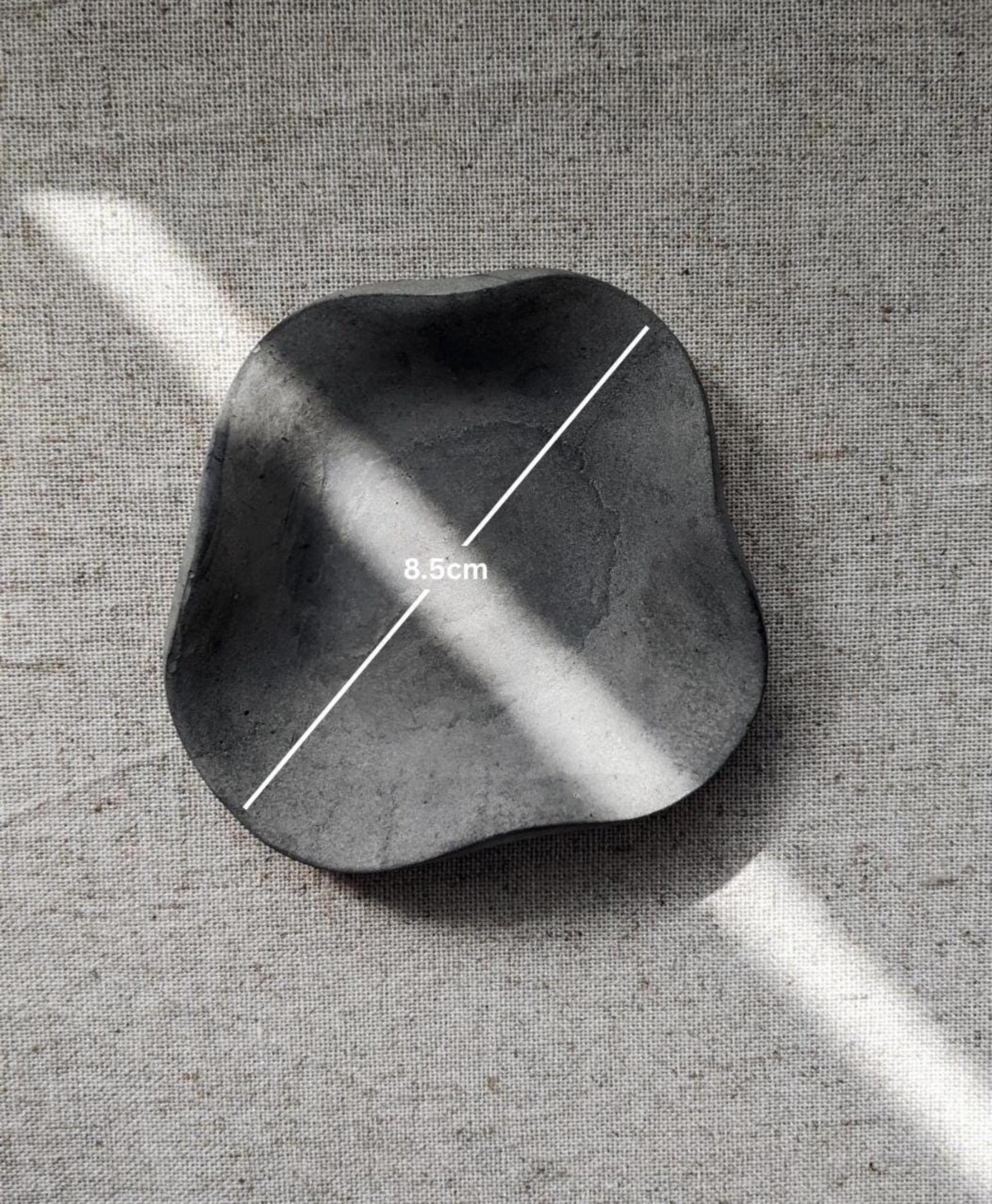 Small Concrete Dish | Wavy Concrete Display Dish | Tea Light Candle ...
