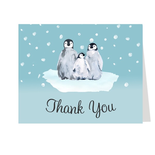 Penguin Thank You - Etsy