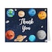 Space Thank You Cards, Outer Space Baby Shower Welcome to the World ...