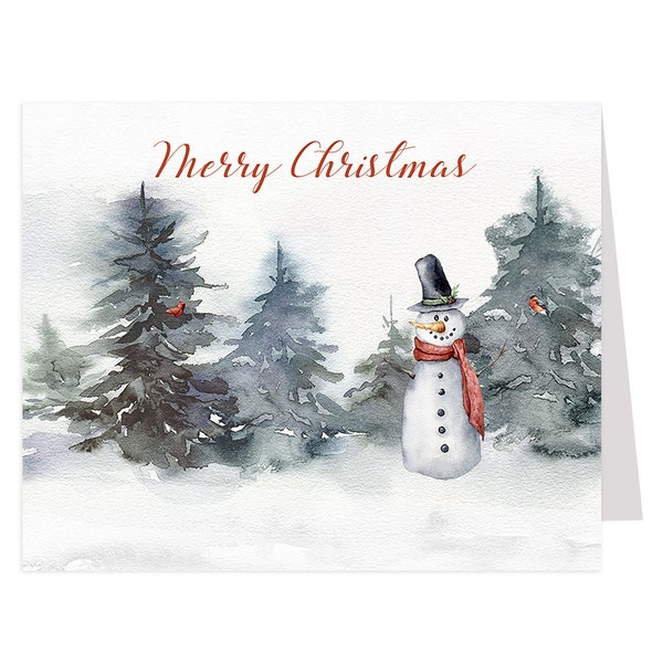 Watercolor Holiday Cards - Etsy