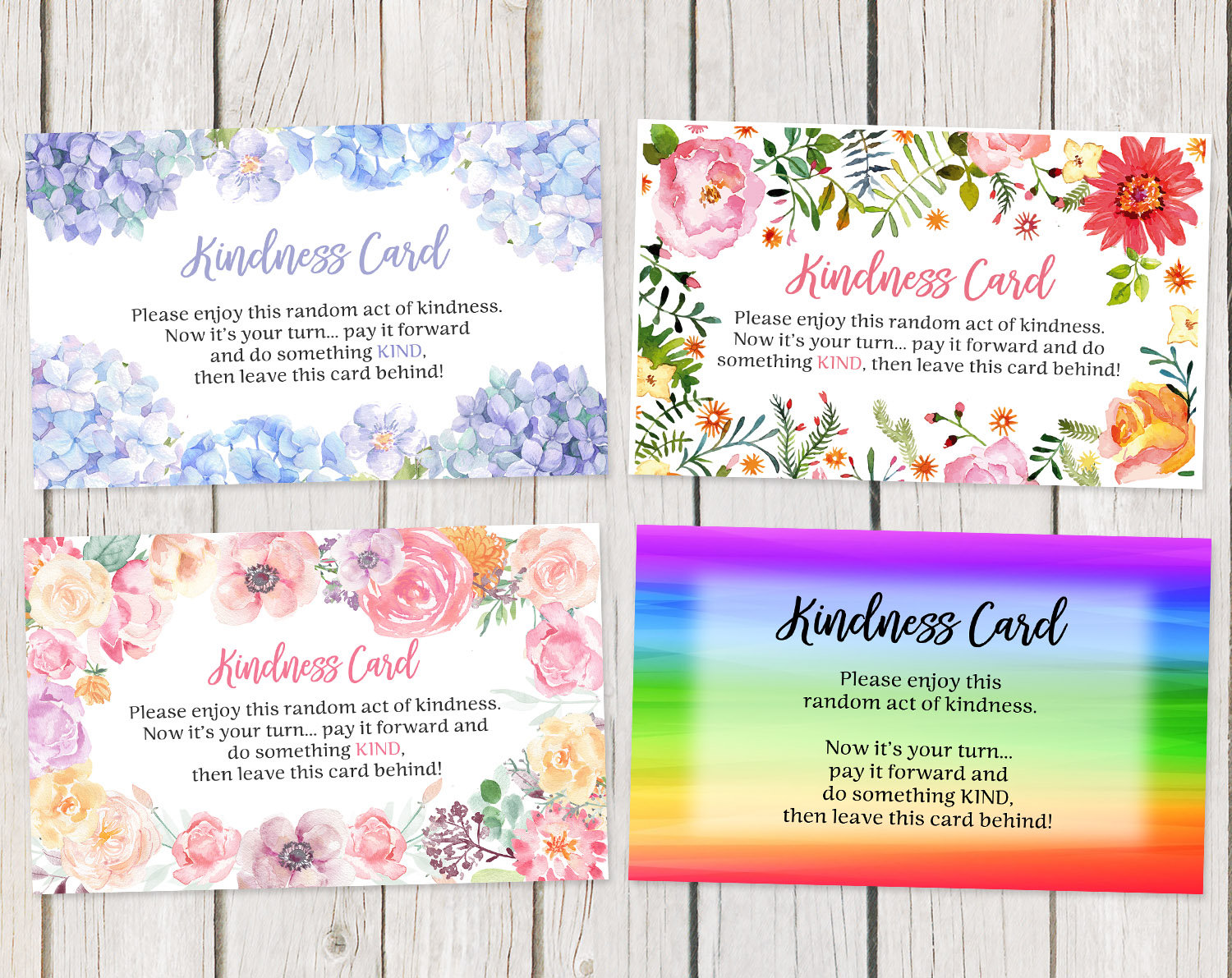 Pay It Forward Cards