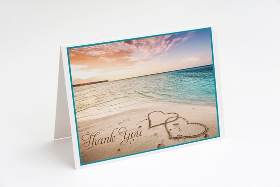 Beach Scene Thank You Cards Thank You Cards | Order Online | Truly