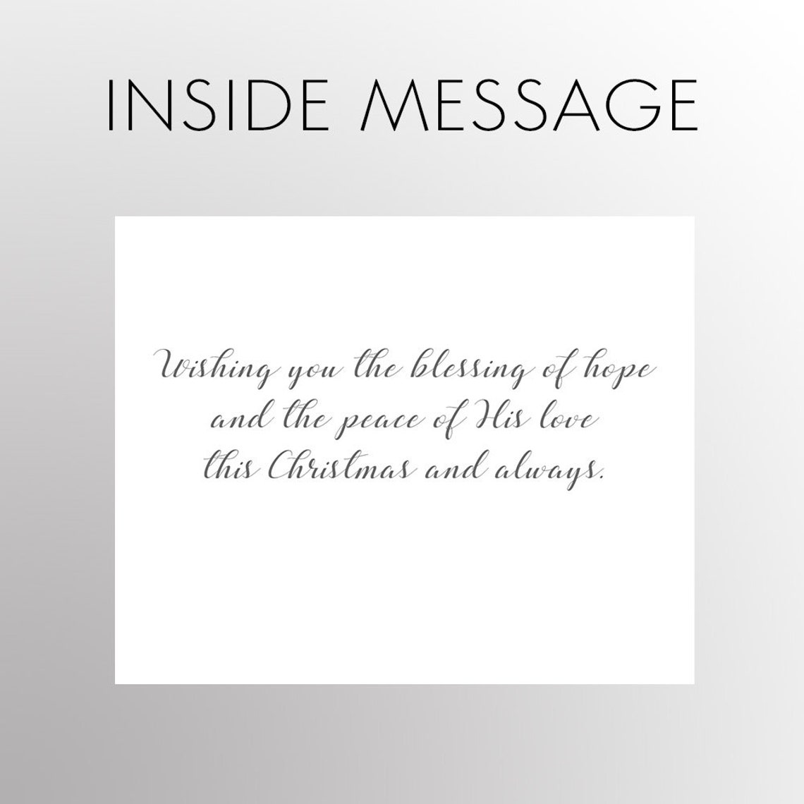 Religious Christmas Cards Watercolor Bible Verses Variety - Etsy