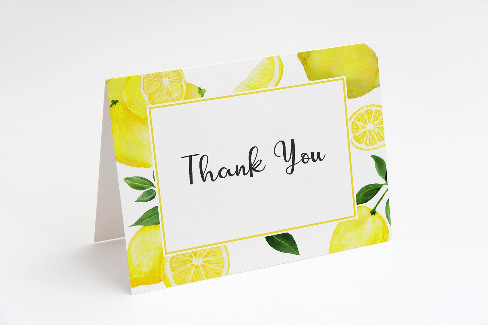 Lemon Thank You Cards Lemonade Thank You Notes Baby Shower - Etsy