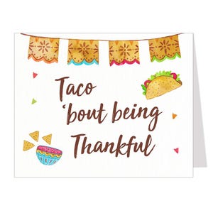 Taco, Thank You Cards, Baby Shower, Birthday, Taco Party, Taco Tuesday ...