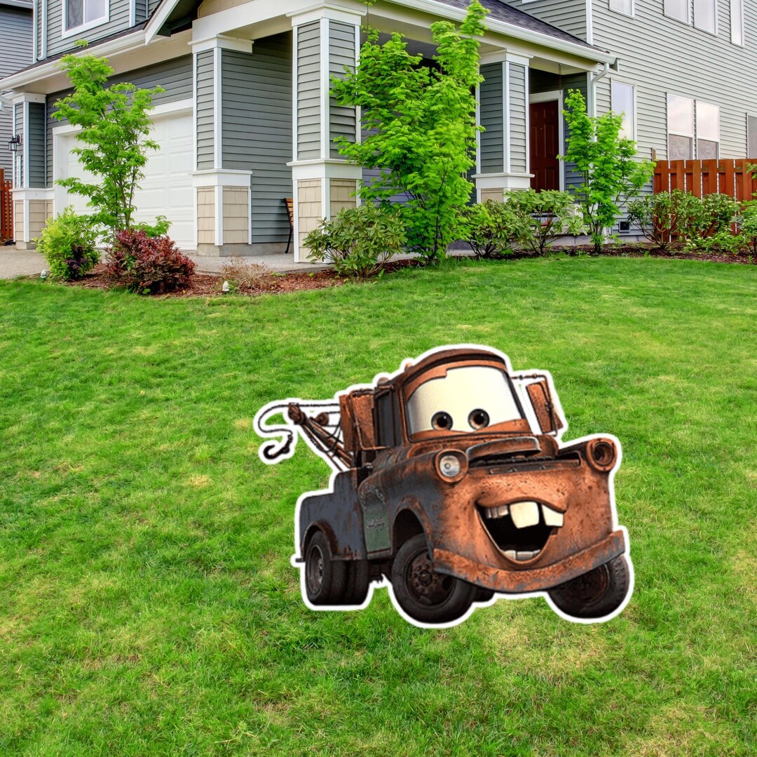 Mater Lightning Mcqueen Cutout - Etsy