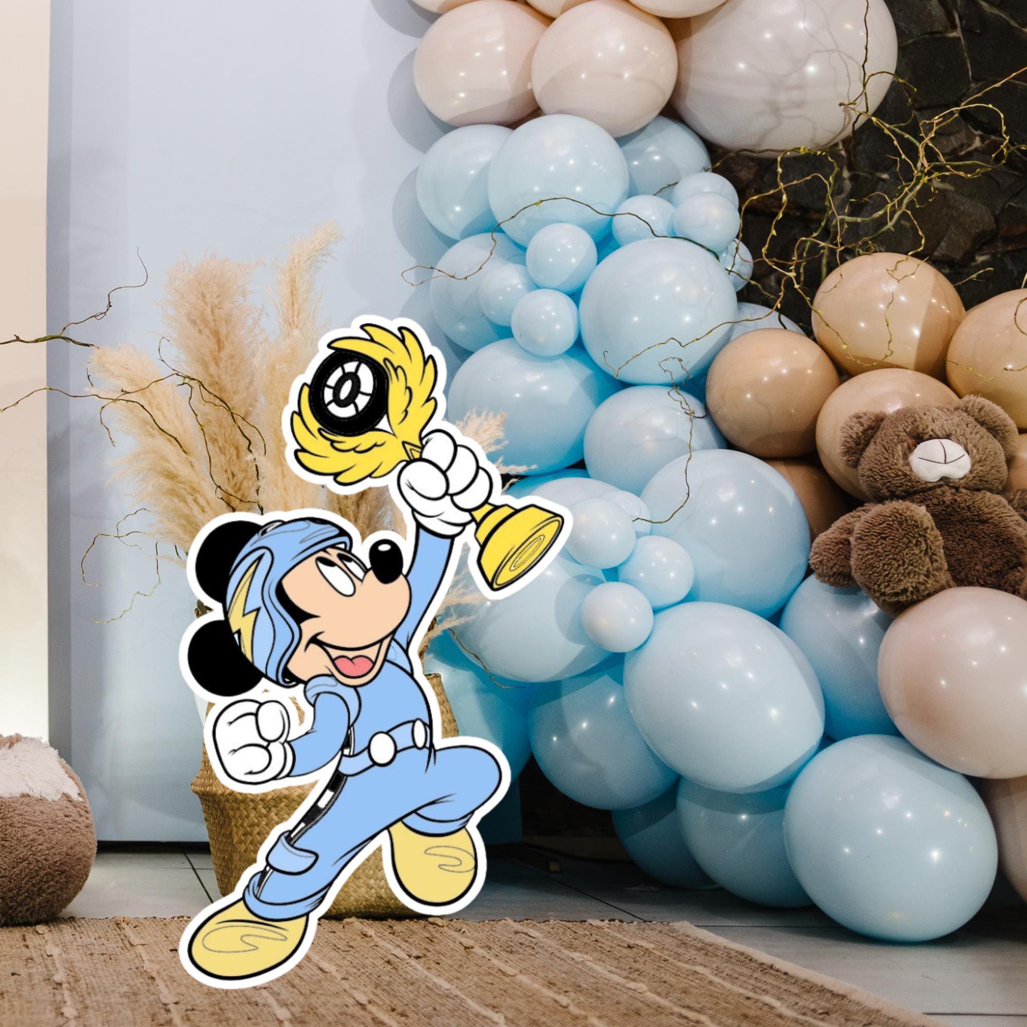 Blue Roadster Racer Mickey Cut Out - Etsy