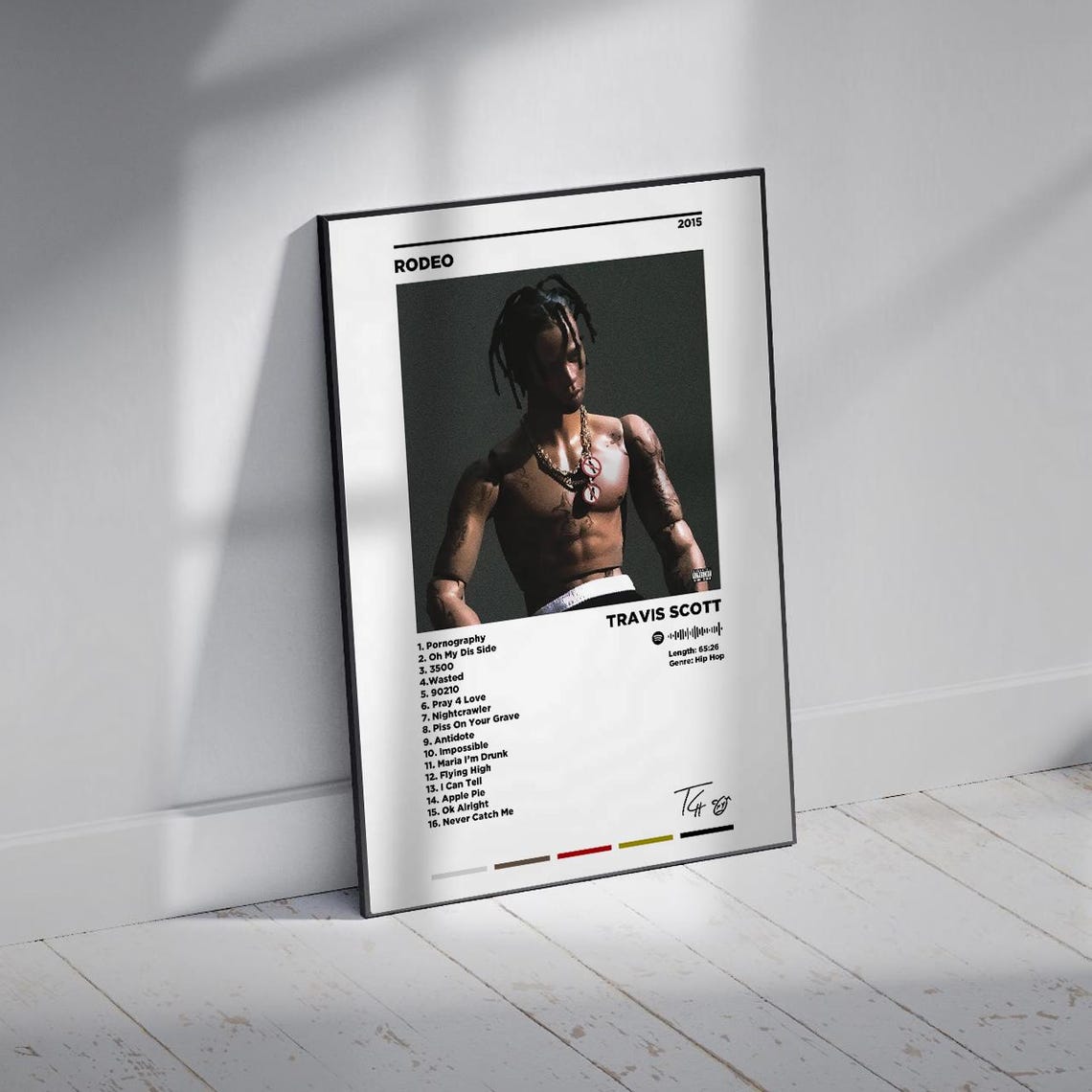 Travis Scott Rodeo Album Cover Poster, Room Decor, Wall Art, Music ...