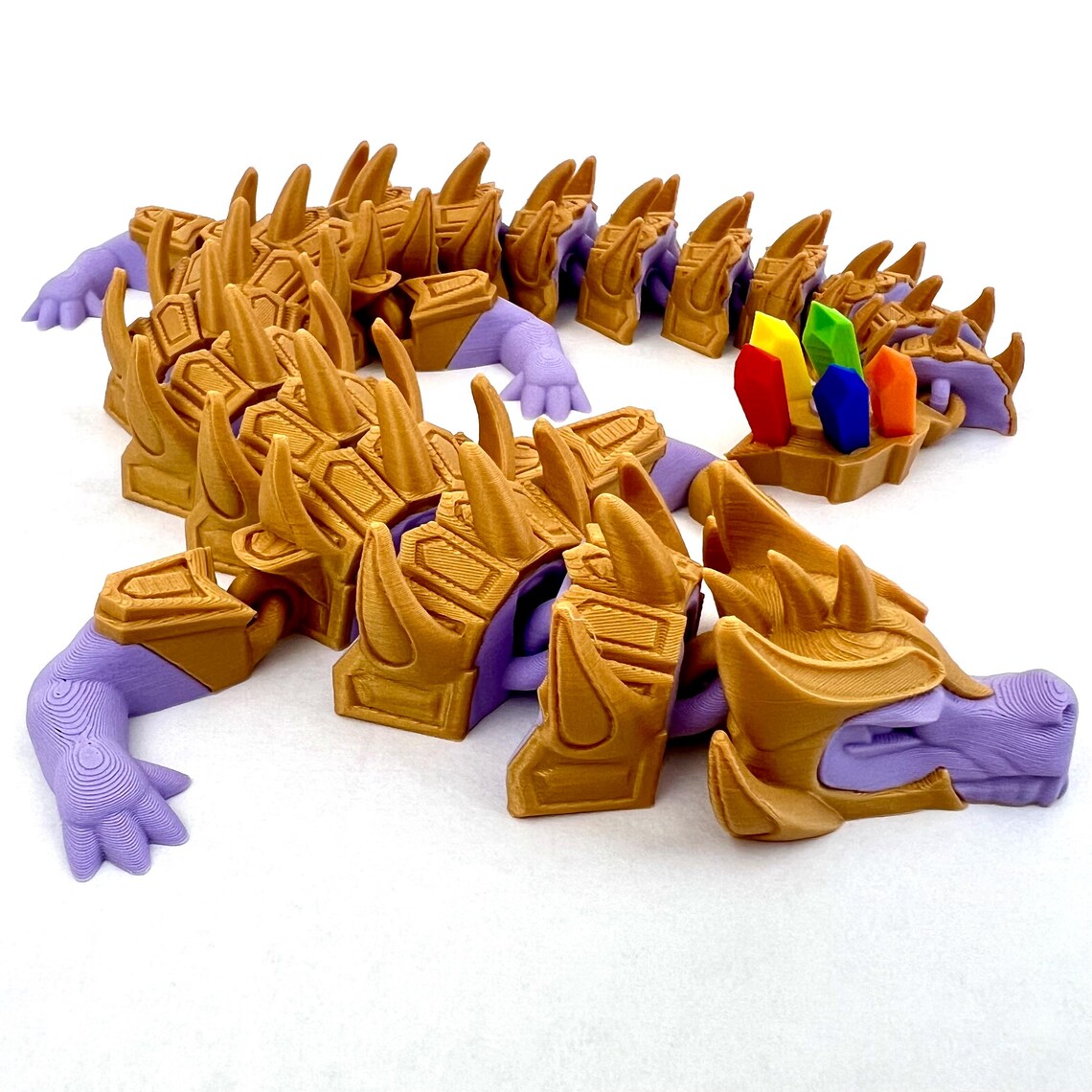 Superhero Dragons | Articulated Fidget Toy | 3D Printed Gift | Comic ...
