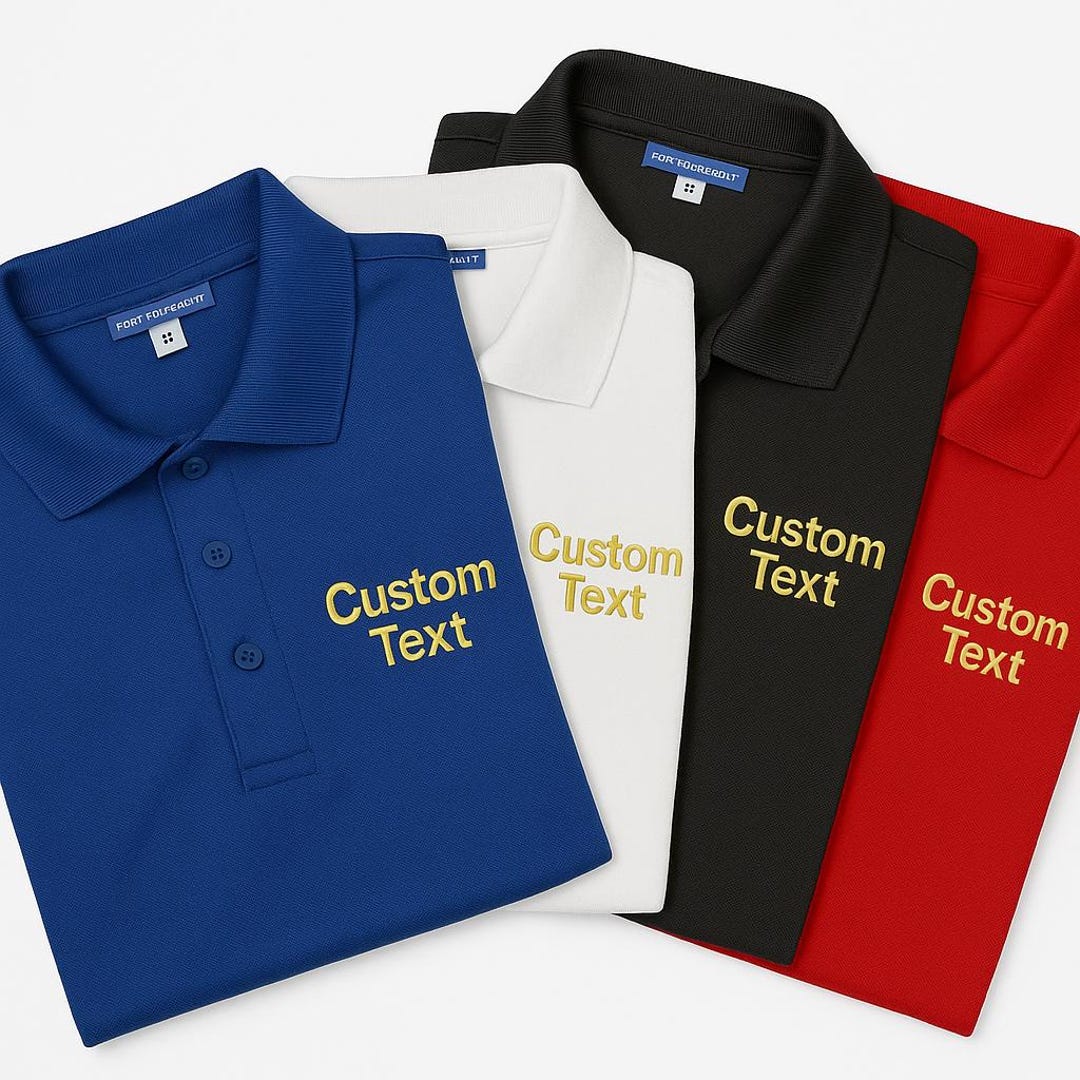 Custom Logo Polo Shirt – Embroidered Design – Uniforms, Events, Gifts ...