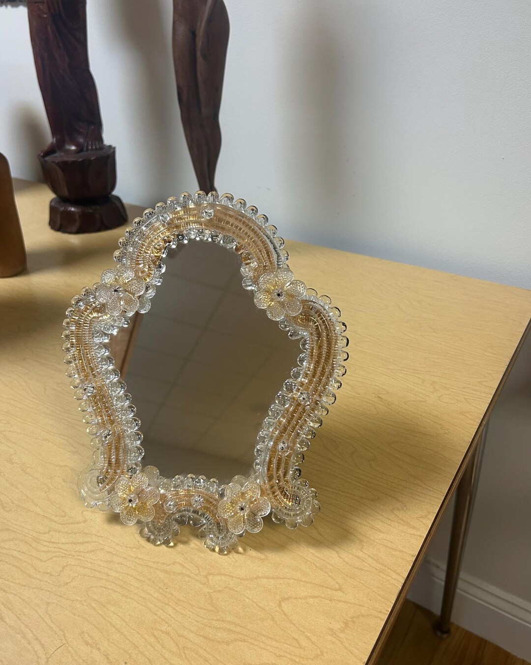 Vintage Venitian Glass Mirror - Etsy