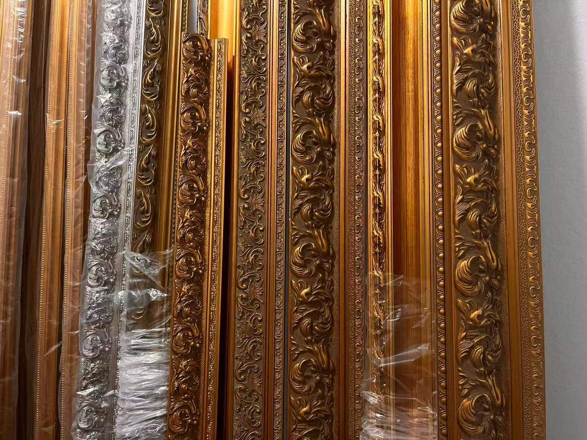 Elegance Gold Leaf Ornate Embossed Wood Picture Frame LG-6315 - Etsy