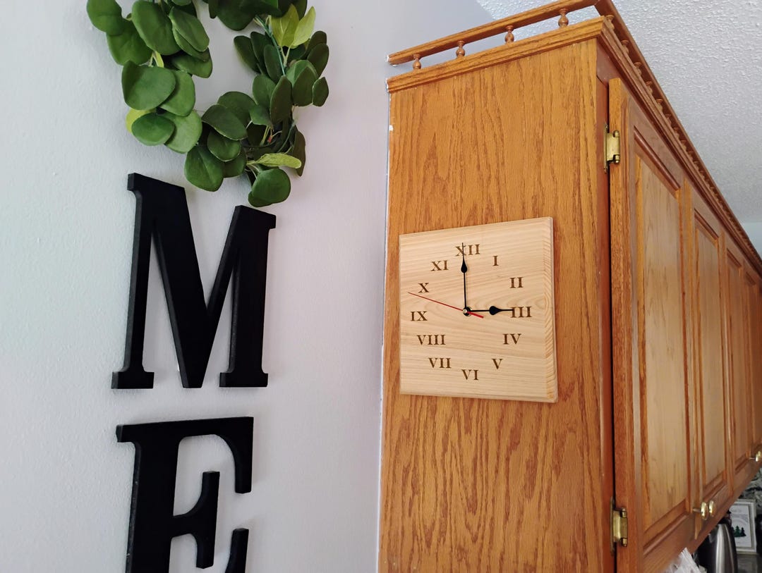 Yellow Cypress Wall Clock - Etsy