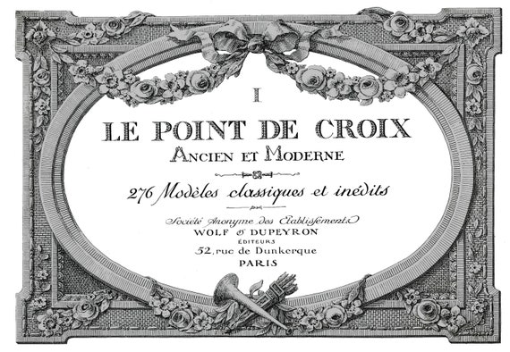Le Point De Croix 1 Beautiful French Cross Stitch Charted | Etsy