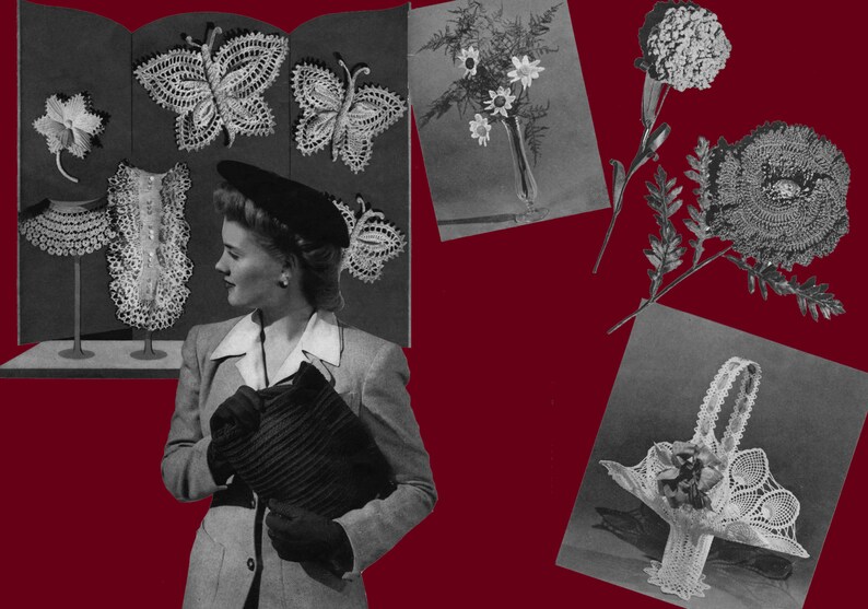 Crochet Gifts and Popular Patterns From the 1940's Spool - Etsy