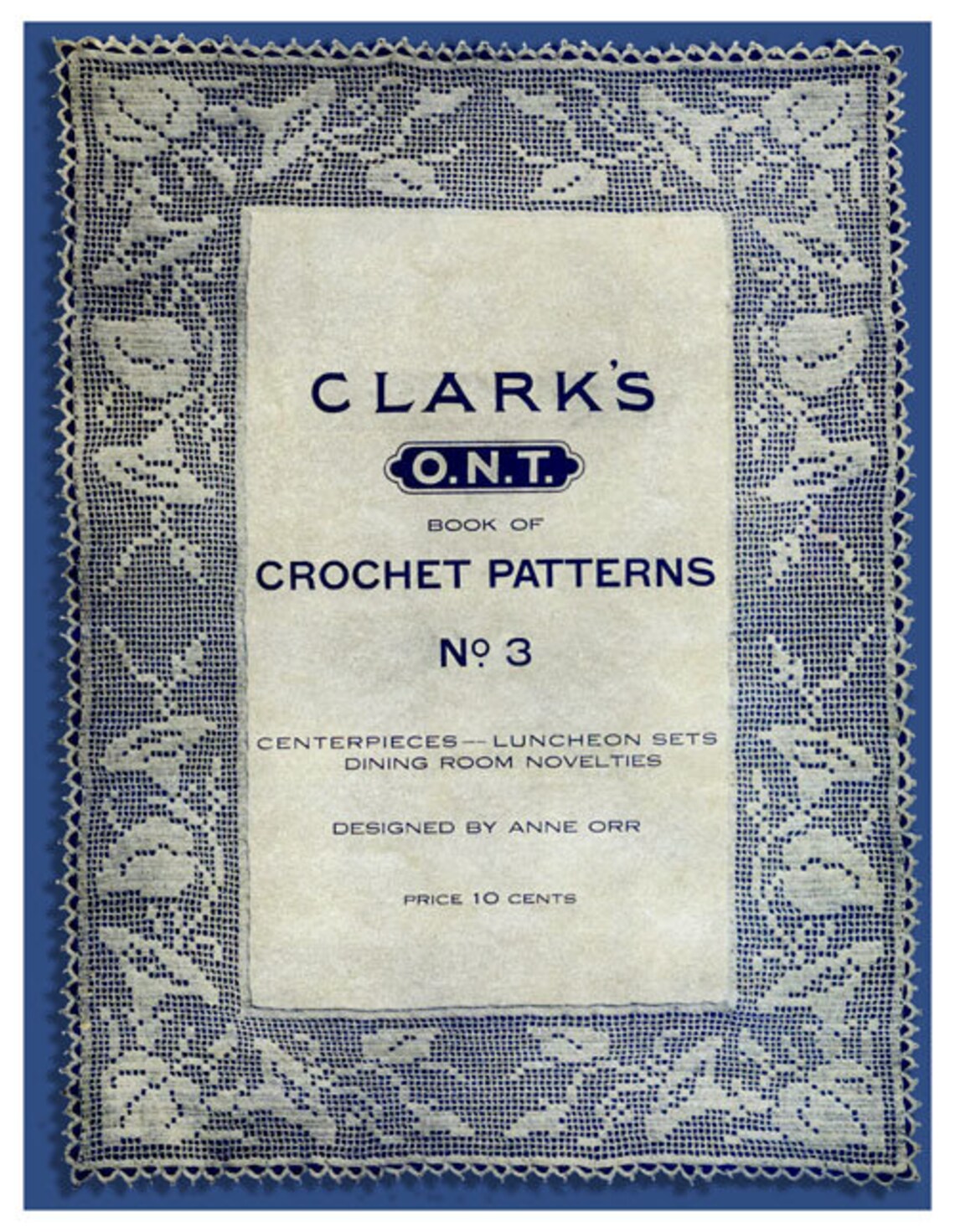 Clarks ONT 03 C.1917 Book of Crochet Patterns PDF Ebook - Etsy