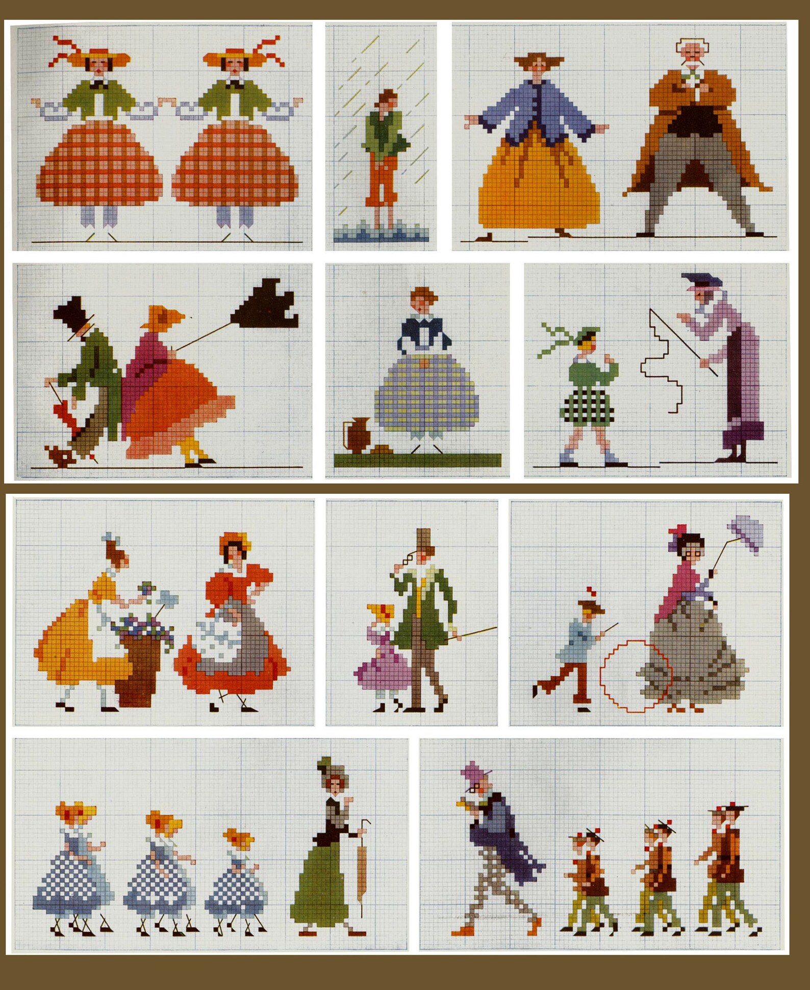 DMC Marking Stitch 3 C.1920 Color Charts and Alphabets Used - Etsy