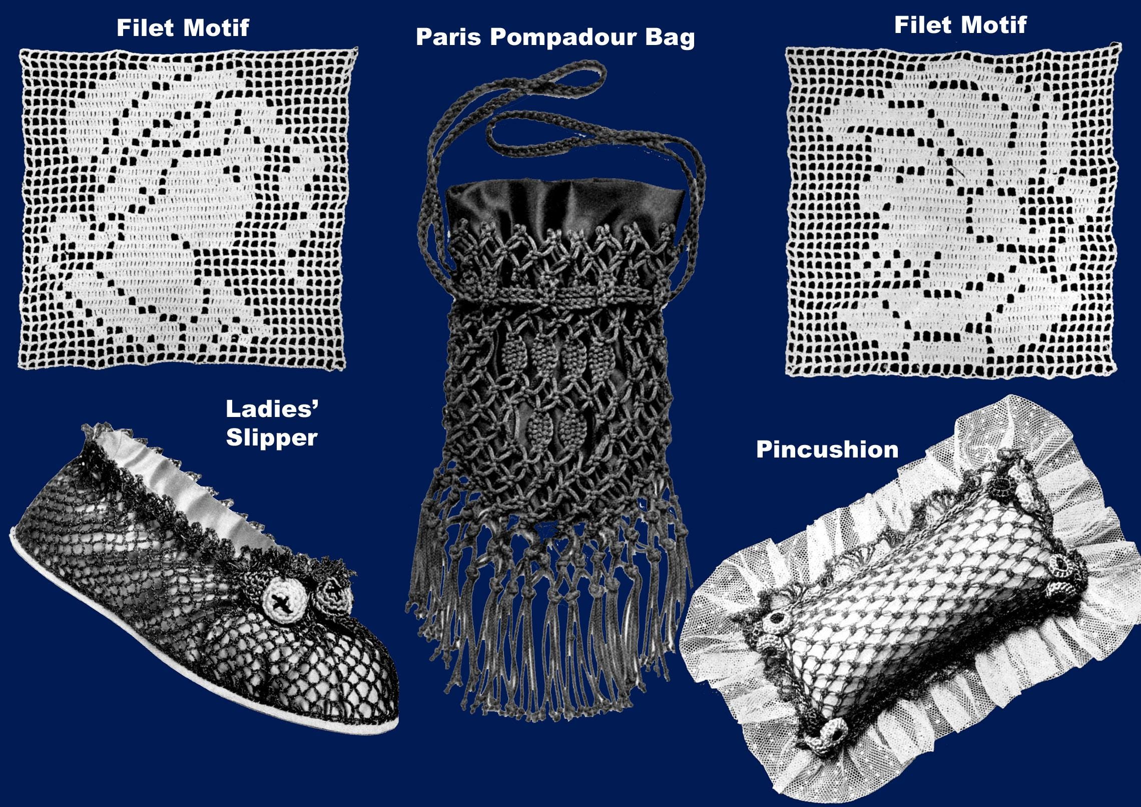 1913 Columbia Cotton Crochet Manual: Edwardian Edgings & Laces (PDF ...