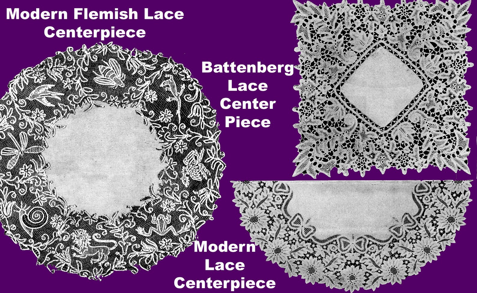 Victorian Lace Making Designs: Butterick 1898 Guide (PDF - Ebook) - Etsy