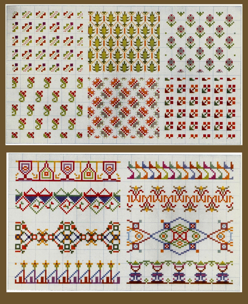 DMC Marking Stitch 3 C.1920 Color Charts and Alphabets Used - Etsy